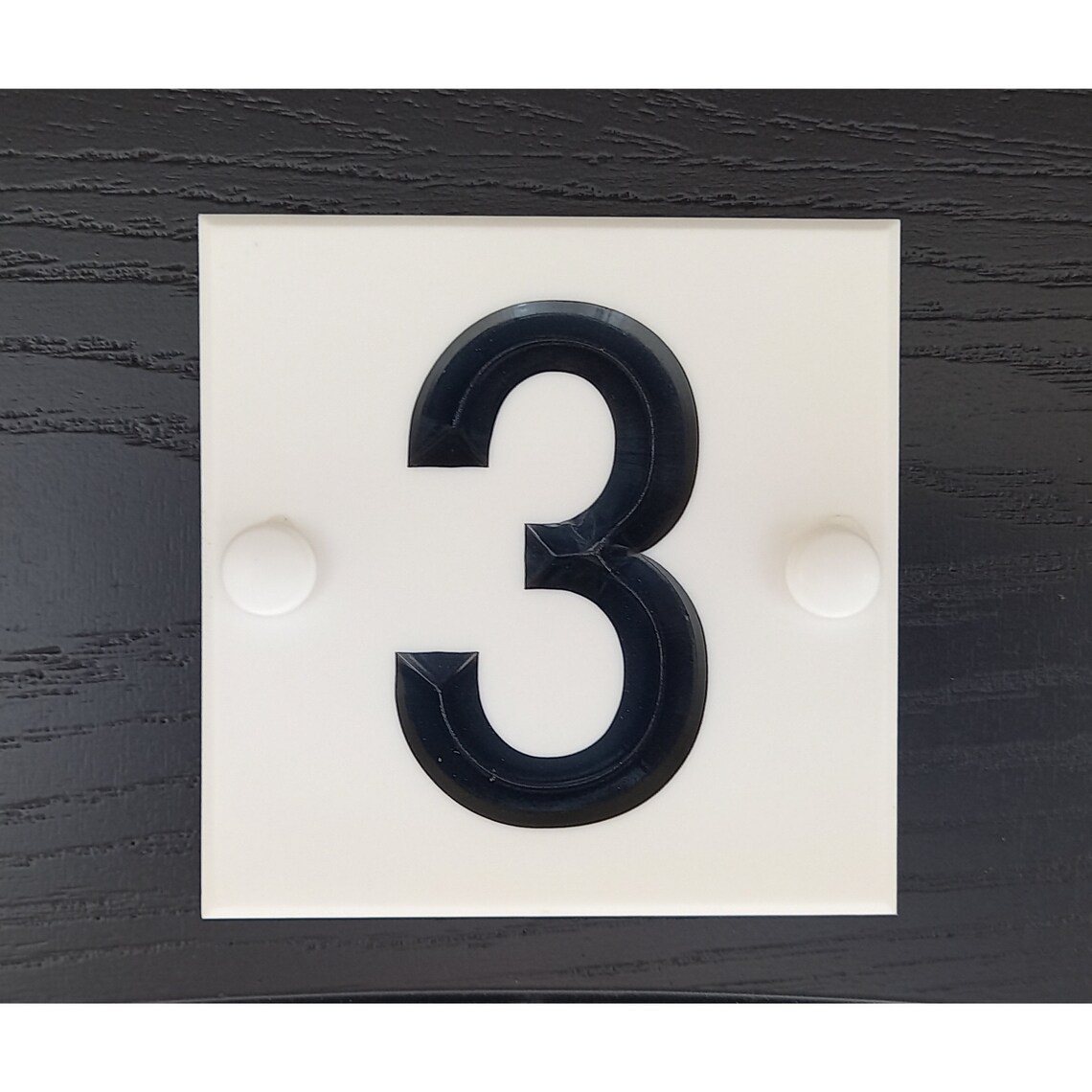 Corian House Number Sign Square White or Grey 100x100mm - Etsy