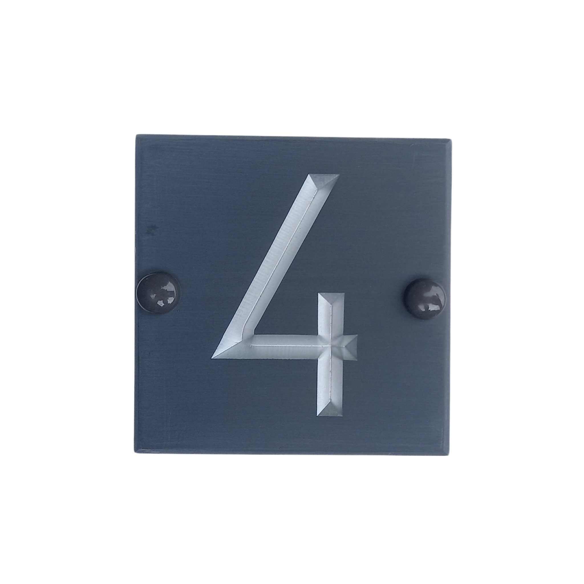 Corian House Number Sign Square White or Grey 100x100mm - Etsy
