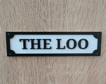 Vintage Loo Sign - Etsy
