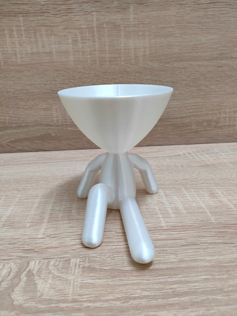 Human Pose Plant Pot Vase, 3d Printed Home Decor , People Planters ...