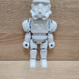 Stormtrooper Articulated Figure 3d Printed Fidget Toy or - Etsy