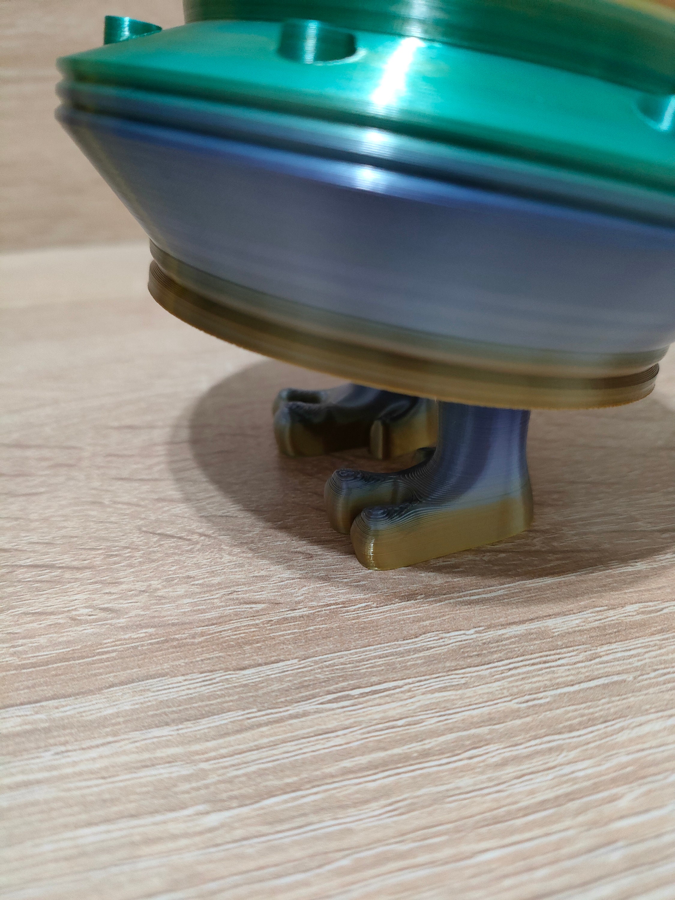 Funny Fidget Toy UFO With Legs Multi Color 3D Printed Toy Moving Fidget ...