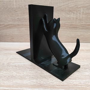Cute Cat Bookend / Book Holder / Book Stand - 3D Printed - Multiple ...