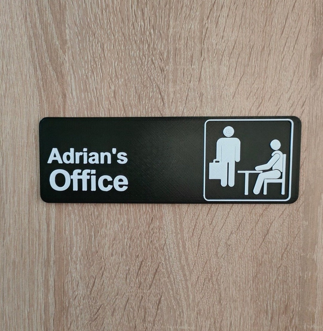 Custom Name Office Sign , Tv Series "the Office" Inspired for Gift and ...