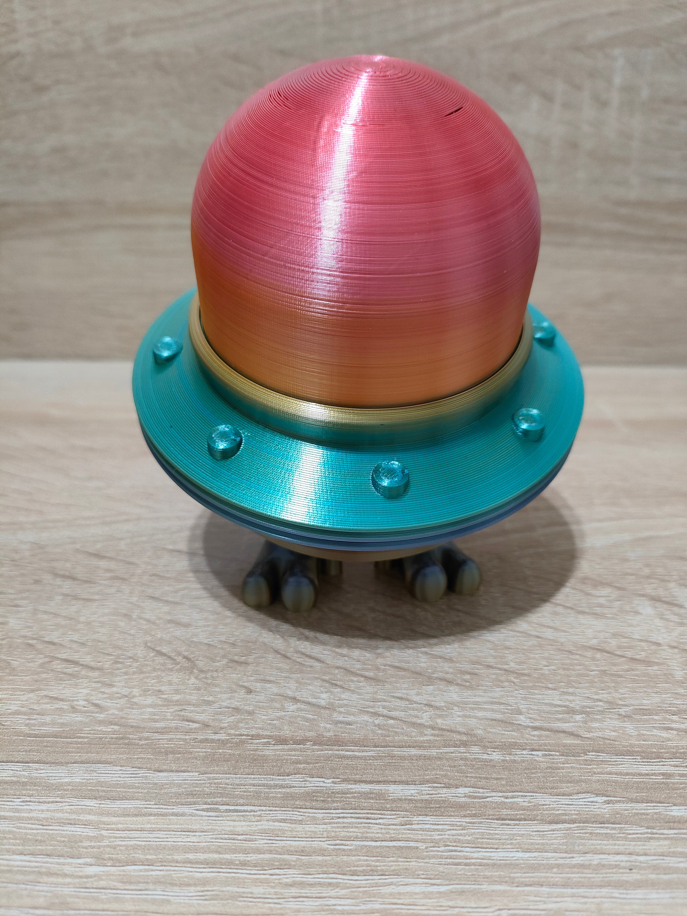 Funny Fidget Toy UFO With Legs Multi Color 3D Printed Toy Moving Fidget ...