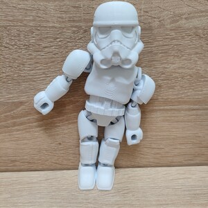 Stormtrooper Articulated Figure 3d Printed Fidget Toy or - Etsy