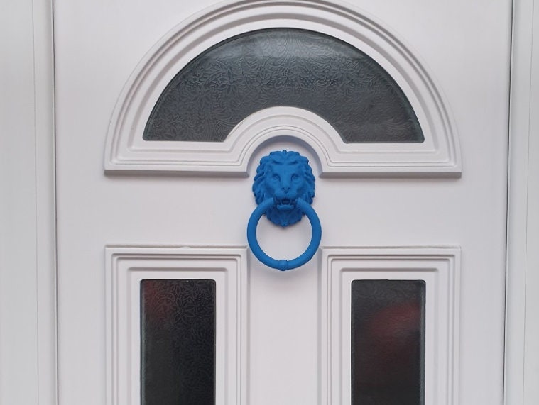 Lion Door Knocker 3D Printed Funny Room Door Knocker Multiple Colors ...