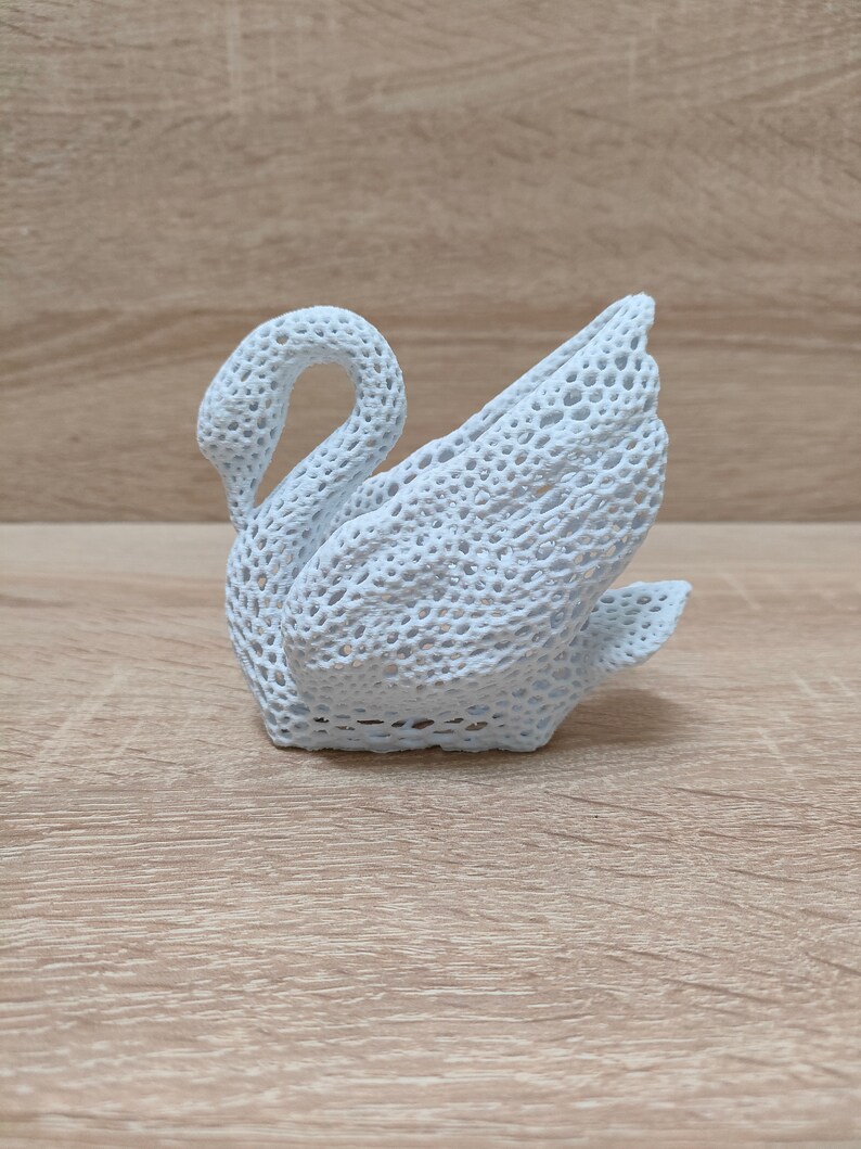 Swan 3D Sculpture 3D Printed Statue Pop Art Statue Mesh - Etsy
