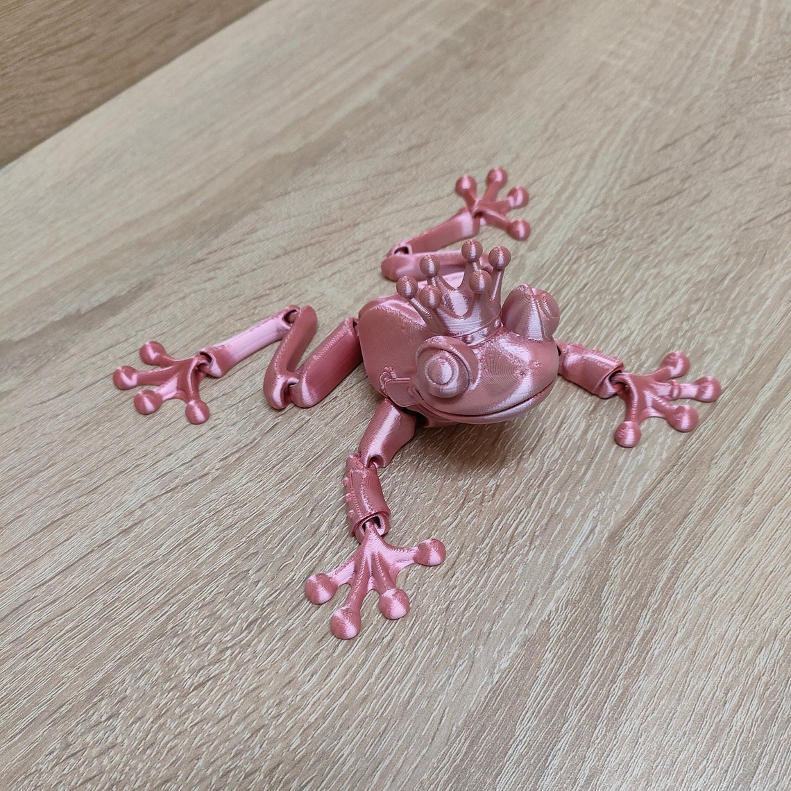 Articulated frog Prince Toy 3d Printed Fidget - Etsy