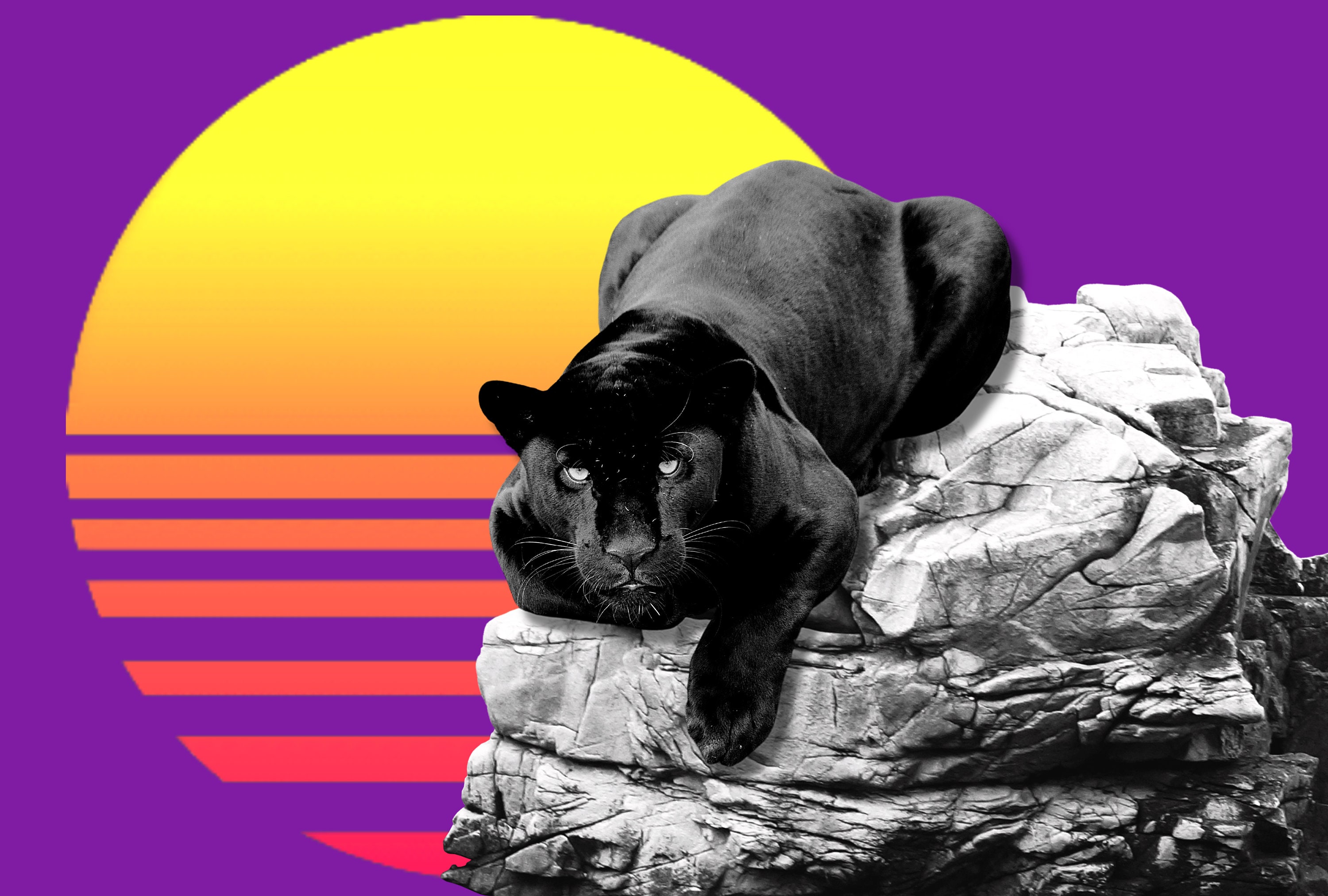 Retro 80's Art Poster - Etsy