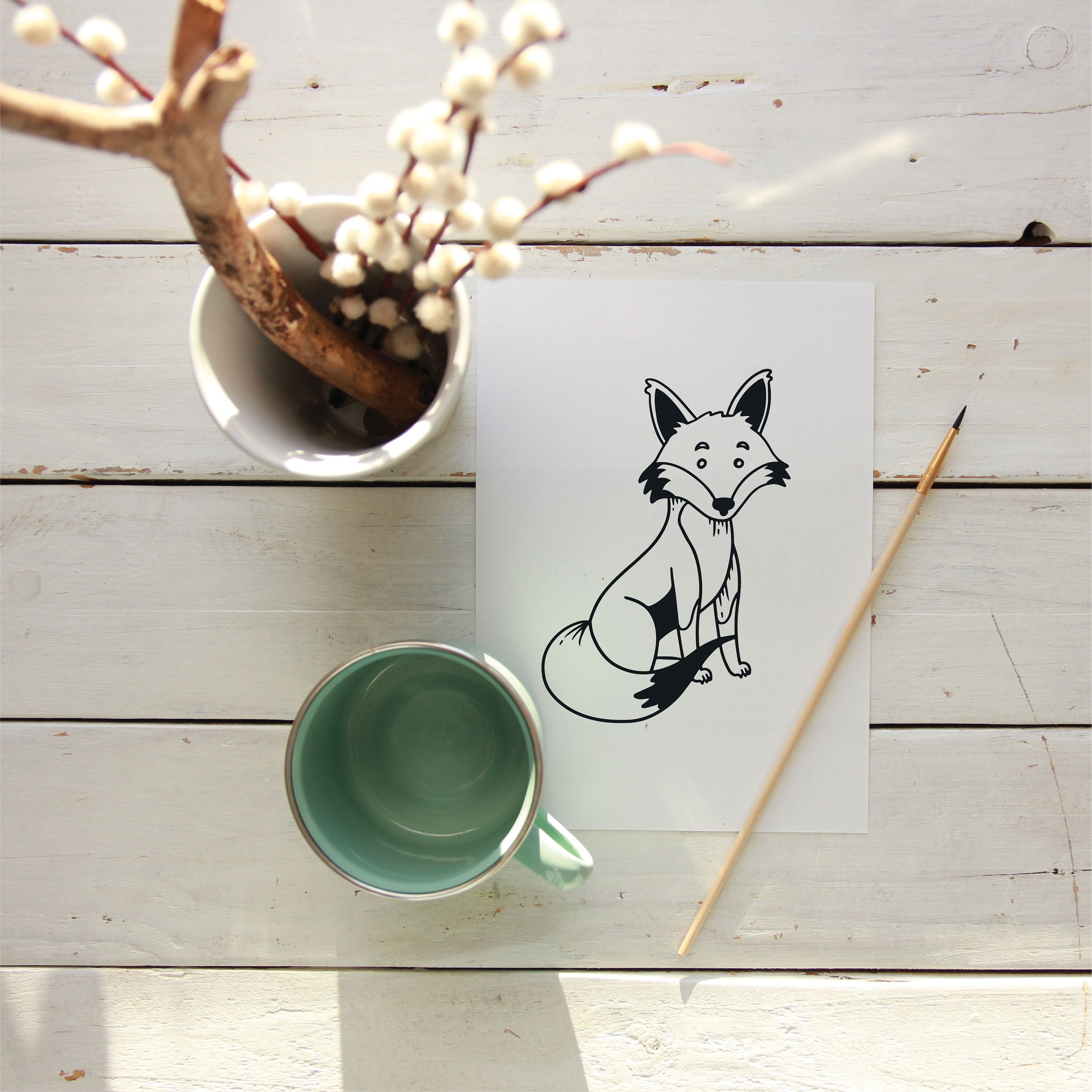 Fox SVG Baby Fox SVG Fox Monogram SVG Fox Silhouette Svg - Etsy Canada