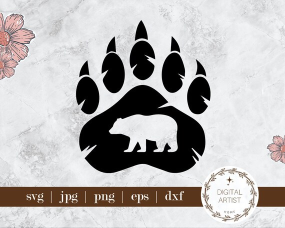 Bear Paw SVG Bear Claw SVG Bear Paw Shirt SVG Bear Paw - Etsy