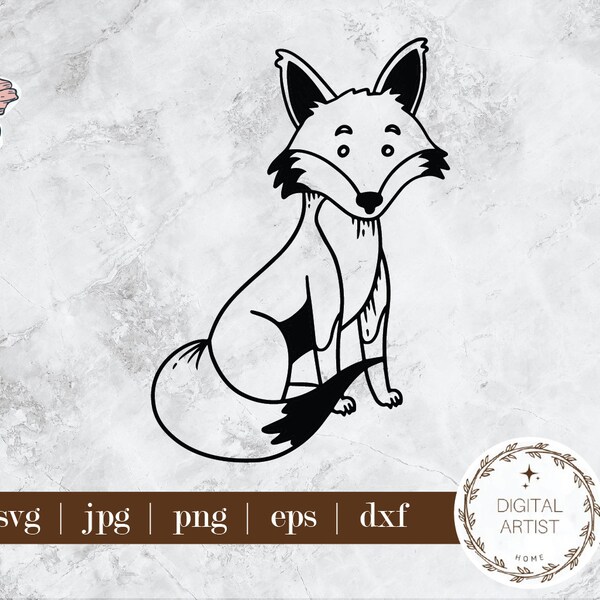 Fox body svg - Etsy Nederland