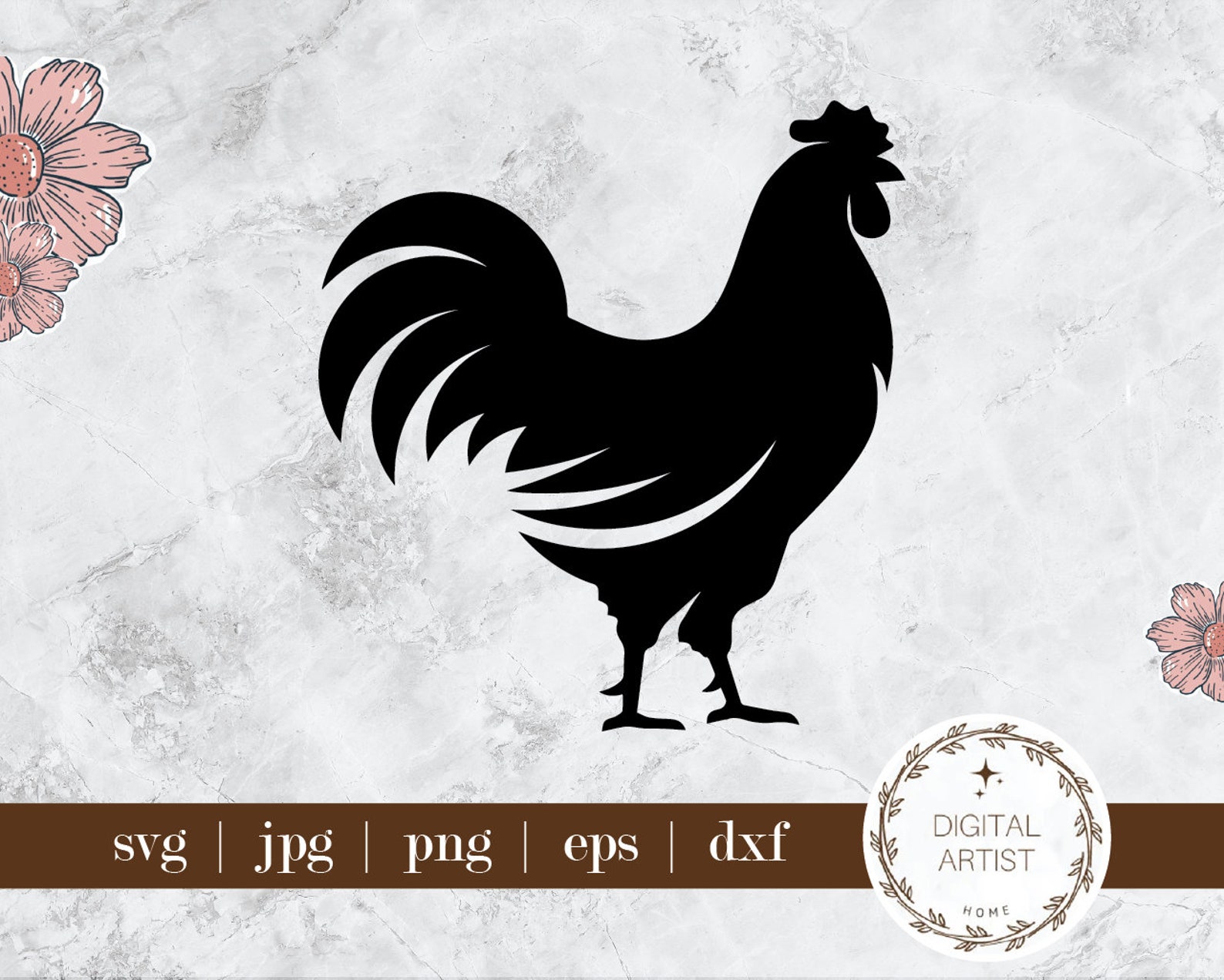 Pollo SVG / Gallo SVG / Granja Gallo SVG / Gallo Gallo Svg / - Etsy España