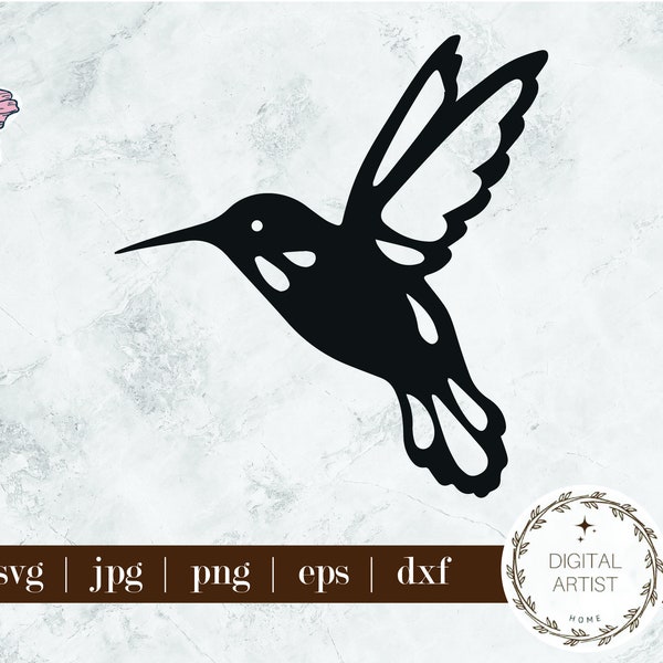 Hummingbird Svg - Etsy