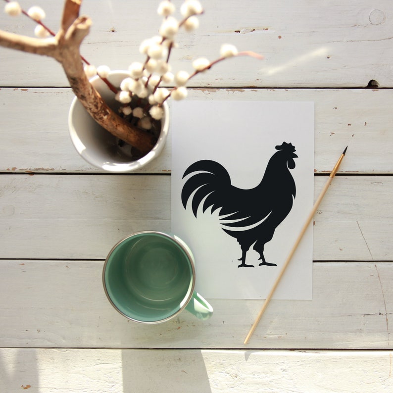Pollo SVG / Gallo SVG / Granja Gallo SVG / Gallo Gallo Svg / - Etsy España