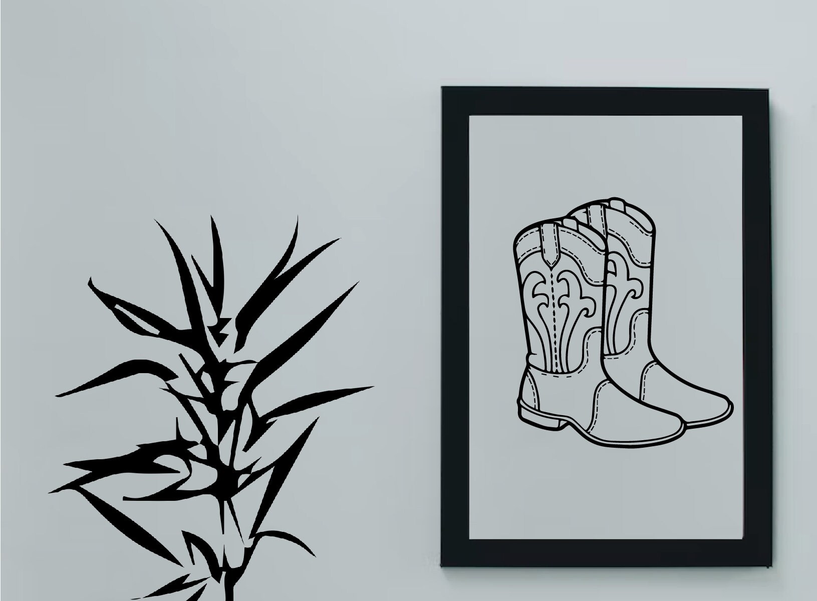 Cowboy Boots Svg Dxf Png Eps Cowgirl Boots Svg Western - Etsy