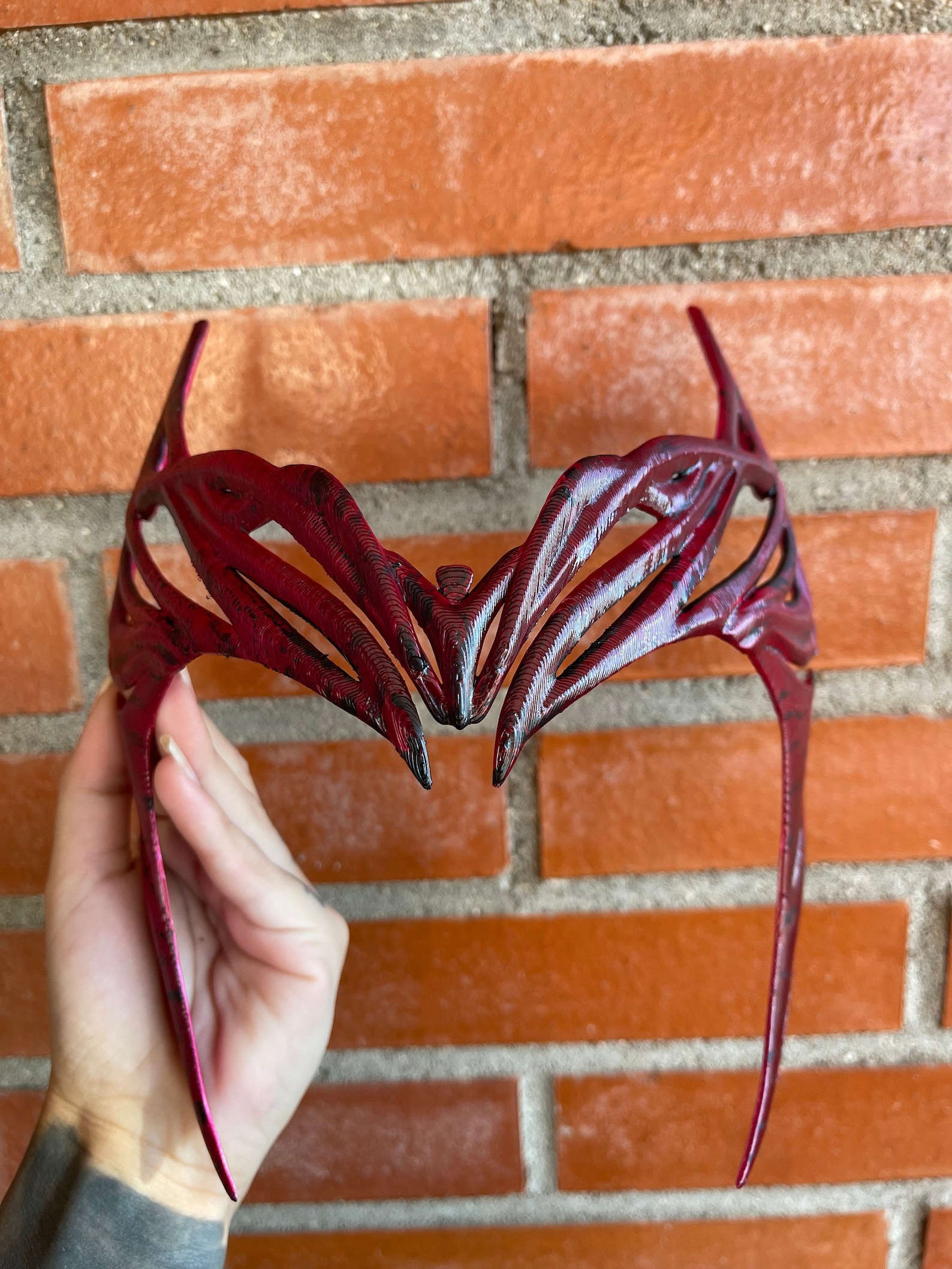 Scarlet Witch Crown Scarlet Witch Tiara Crown Wanda Maximoff - Etsy