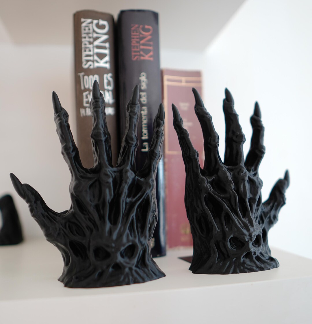 Spectral Hand Bookends - Gothic Decoration for Horror Bookshelves - Etsy