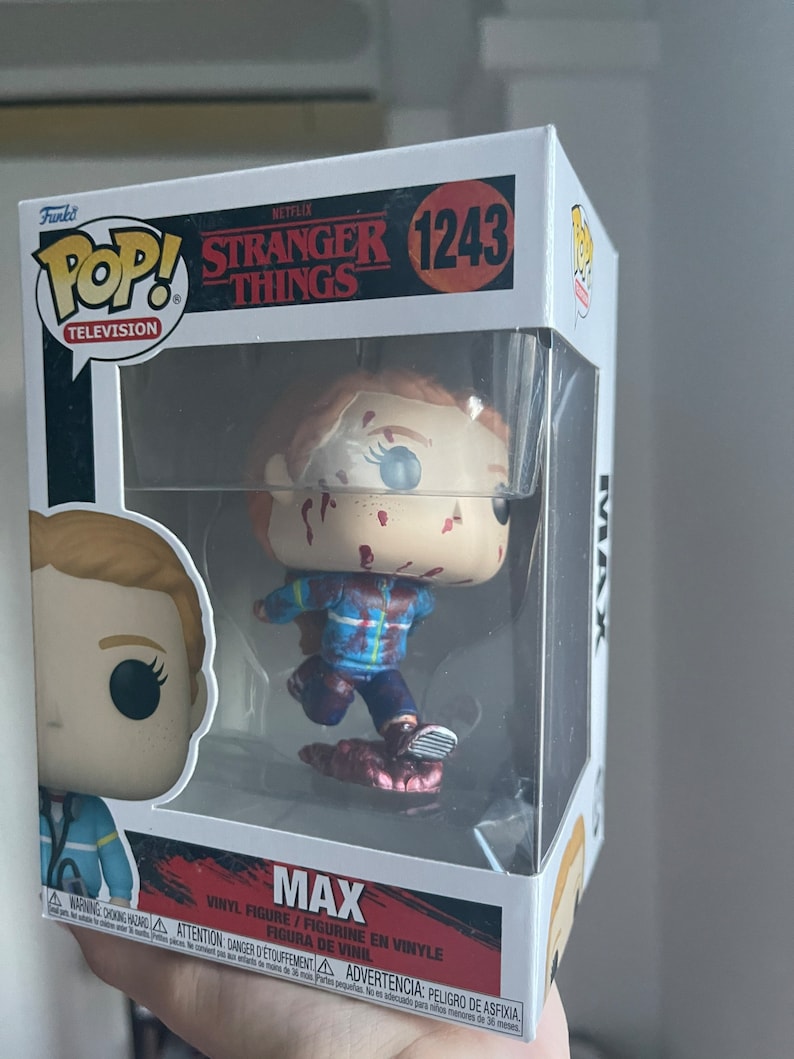 Funko Pop Max Stranger Things Custom Max Mayfield Funko Pop - Etsy