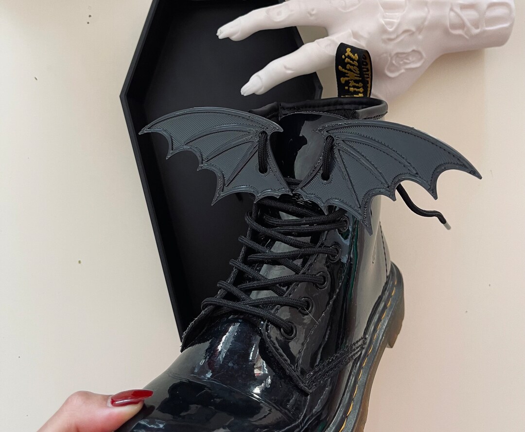 Bat Wings for Laces Gothic Accessories Goth Accesories Boots Accesories ...