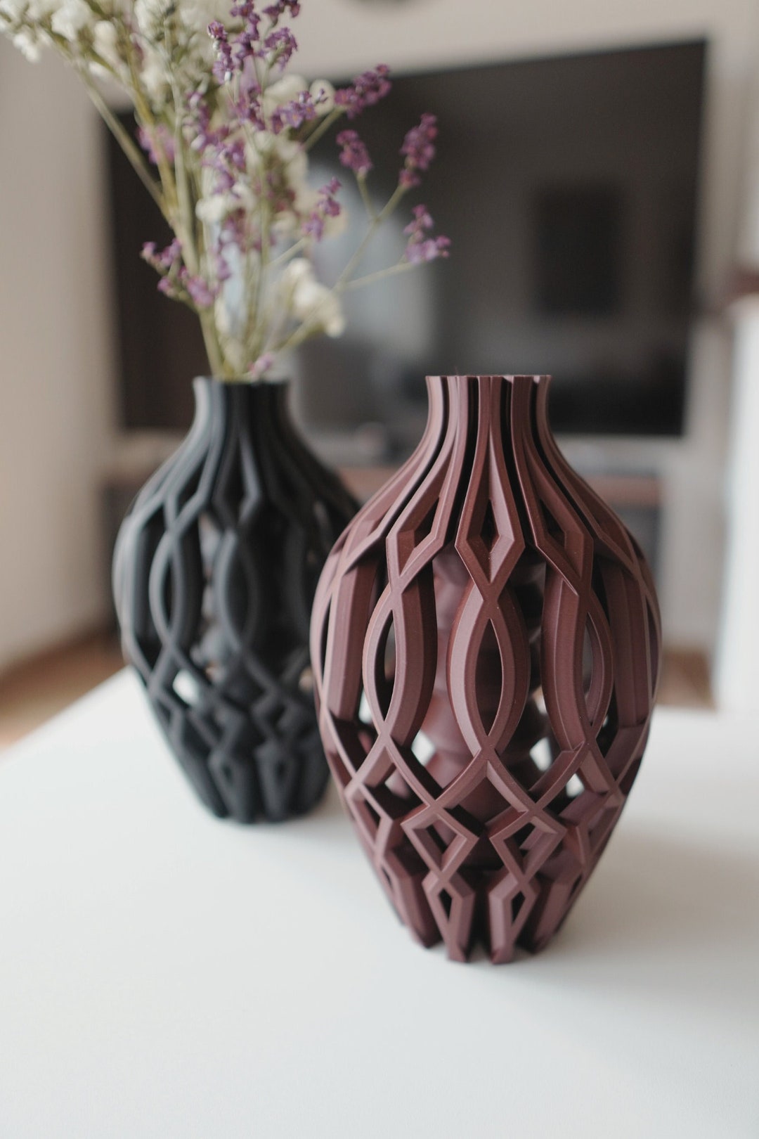 Gothic Vase Decor Baroque Goth Gothic Wall Art 3d Print 3d Darks - Etsy