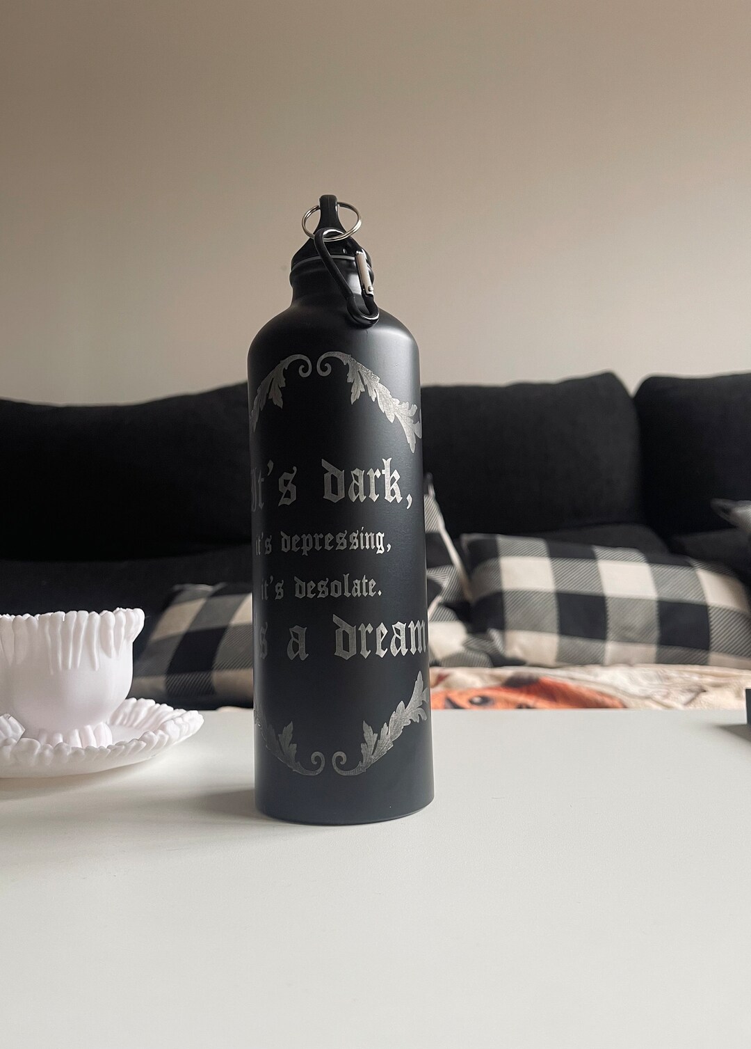 Gothic Style Bottle Unique Gothic Gift the Addams Family - Etsy