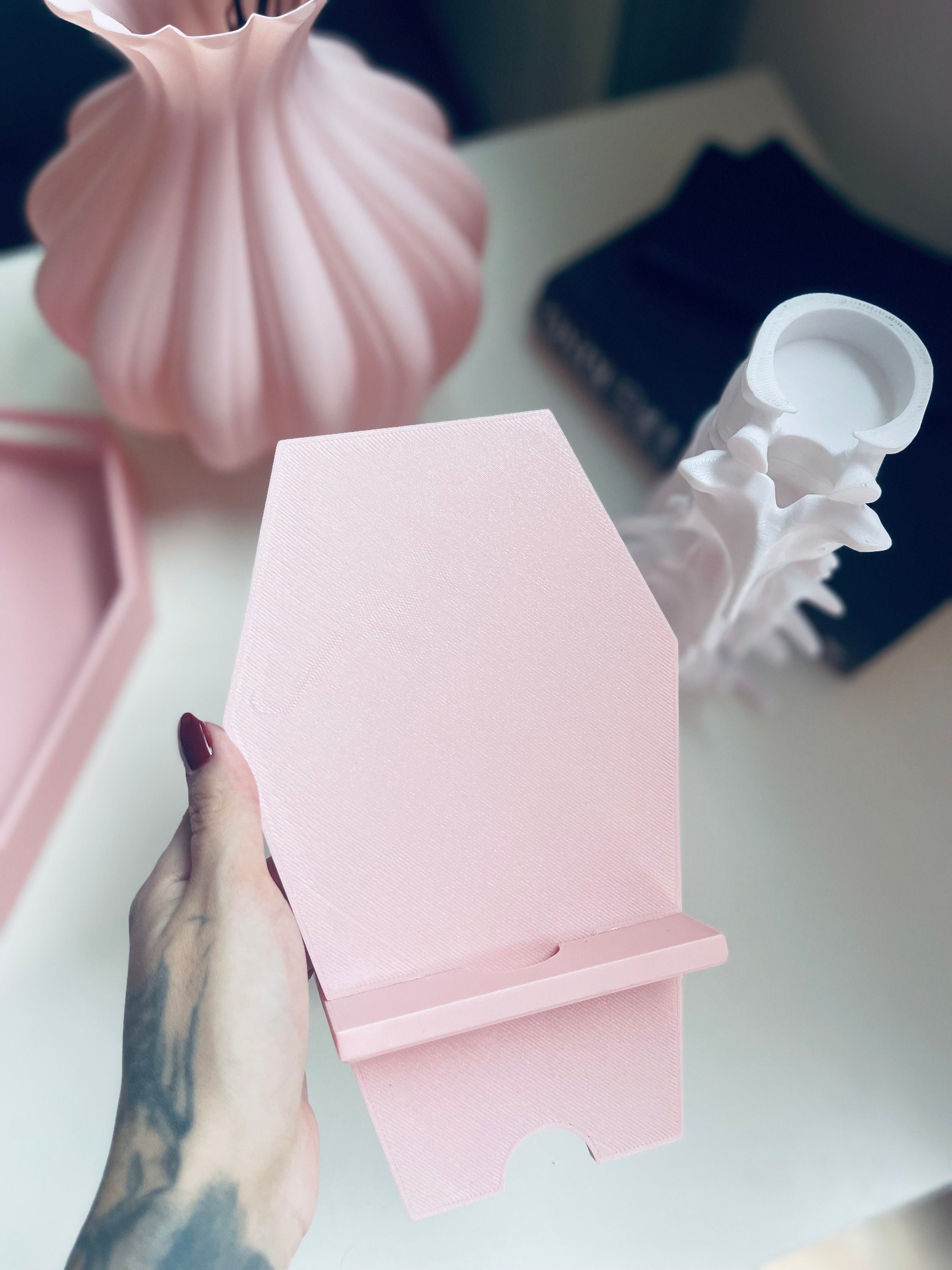 Coffin Phone Stand Goth Coffin Phone Stand Goth Home Decor Pastel Goth ...