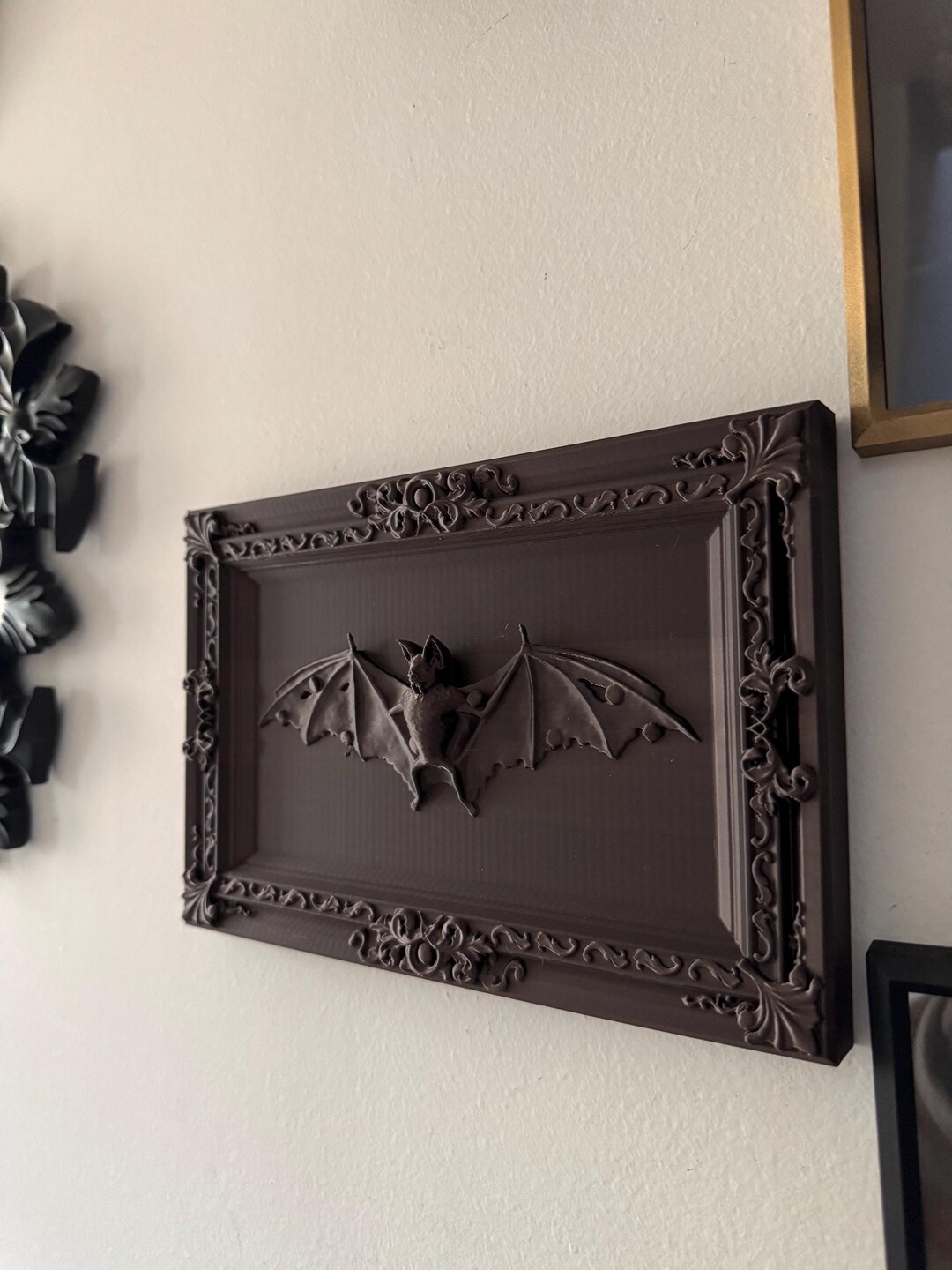 Taxidermy Bat Frame for Gothic Decor Spooky and Stylish - Etsy