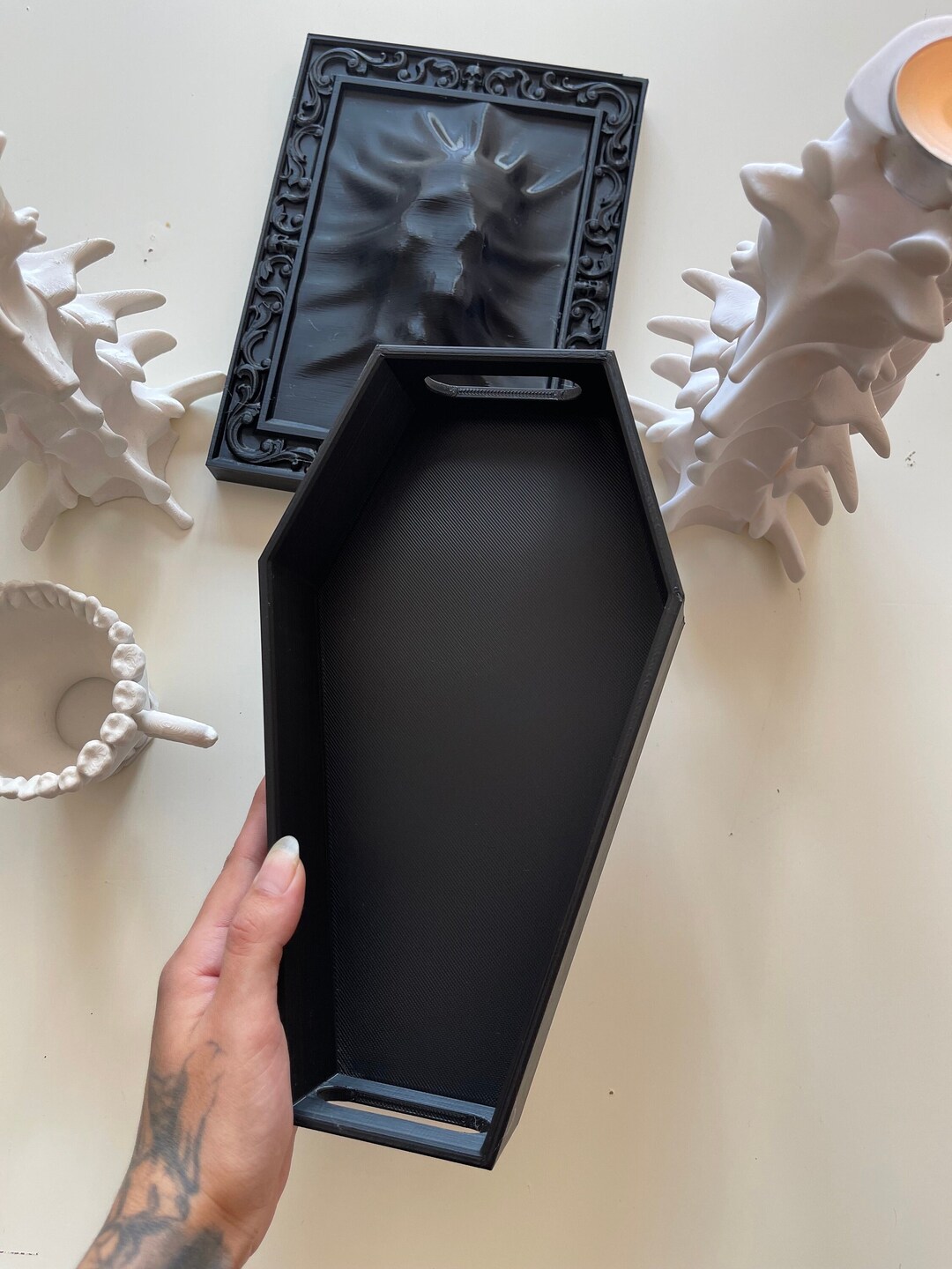Coffin Shaped Tray Goth Coffin Goth Home Decor Halloween Goth Room ...