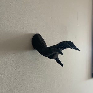 Wall Mounted Devil Hand Sculpture – Gothic Jewelry Hook or Altar Decor ...
