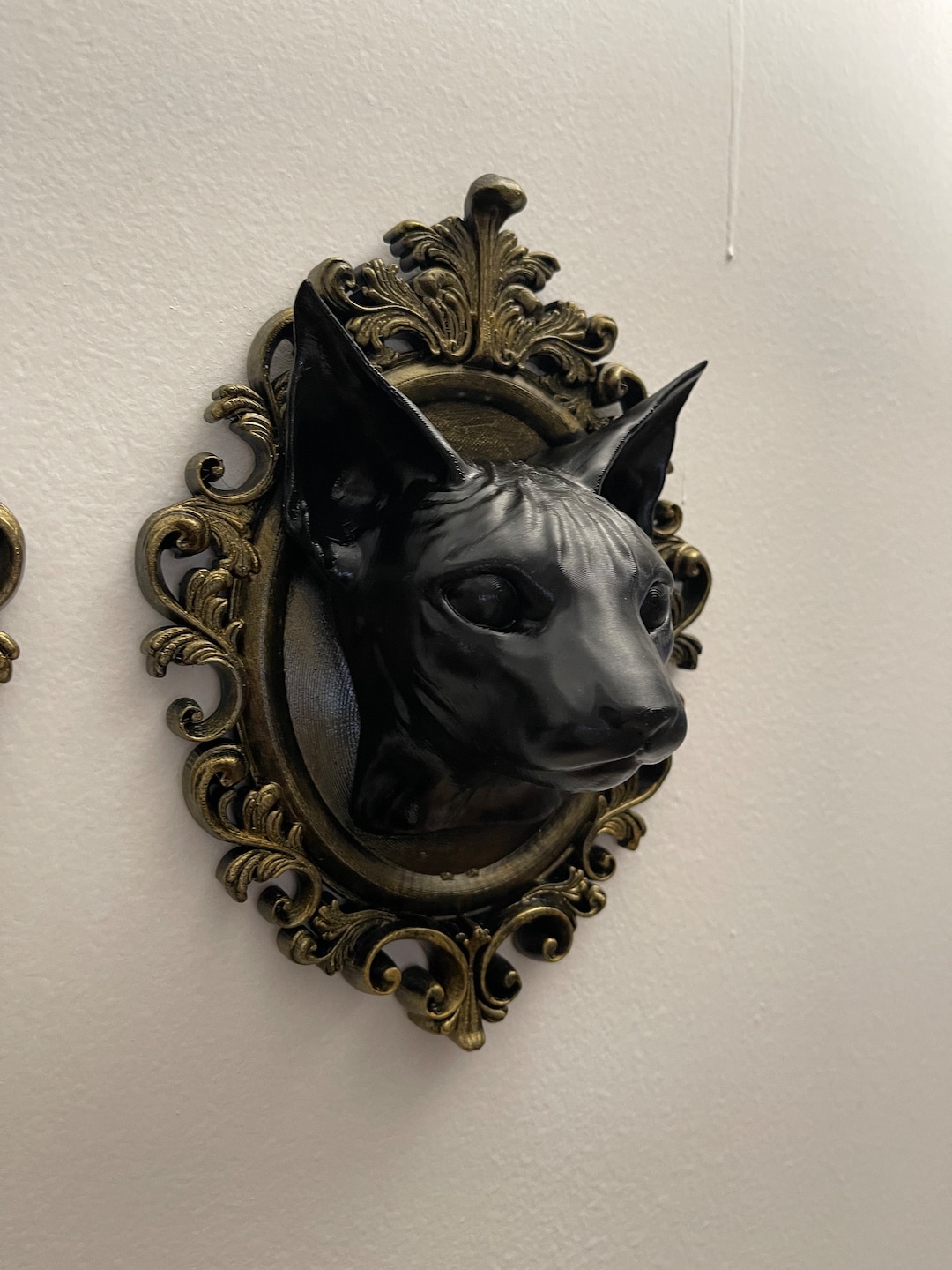 Sphynx Cat Frame. Baroque Frame. Cute Cat Victorian Goth Decor. - Etsy