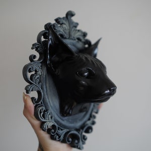 Sphynx Cat Frame. Baroque Frame. Cute Cat Victorian Goth Decor. Framed ...