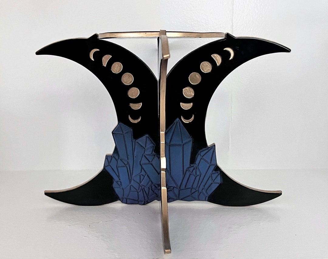 Altar Stand Crescent Moon Decor Altar Decoration Crystal - Etsy