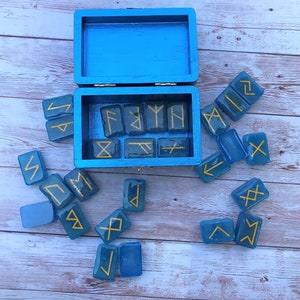 Runes Set, Divination Runes, Viking Runes, Metaphysical Runes, Roman ...