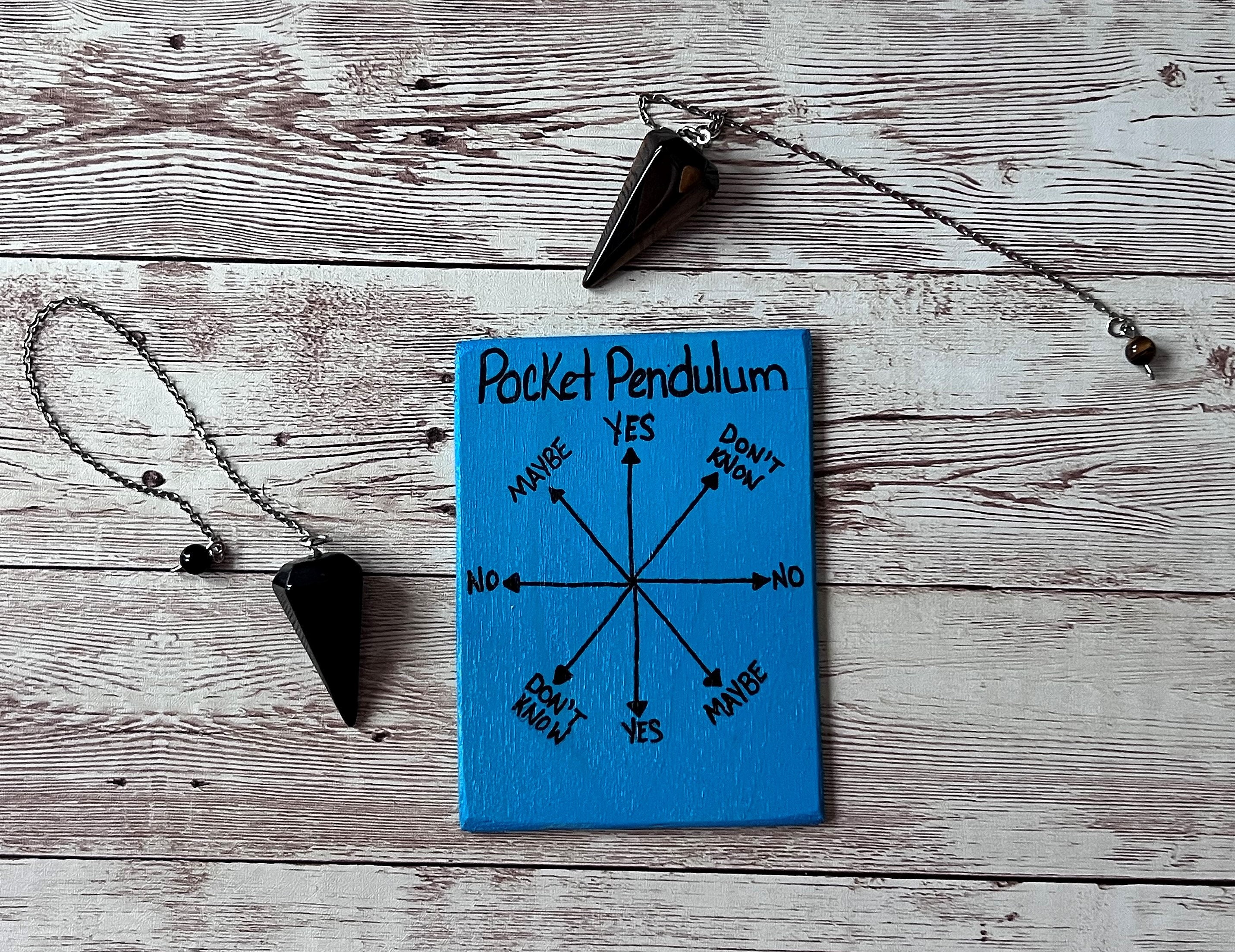 Pocket Pendulum Board Wood Pendulum Board Mini Pendulum - Etsy