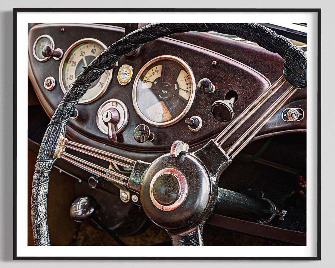 Morris 8 Series E 1948 Interior, Car Photography, Photography Prints ...