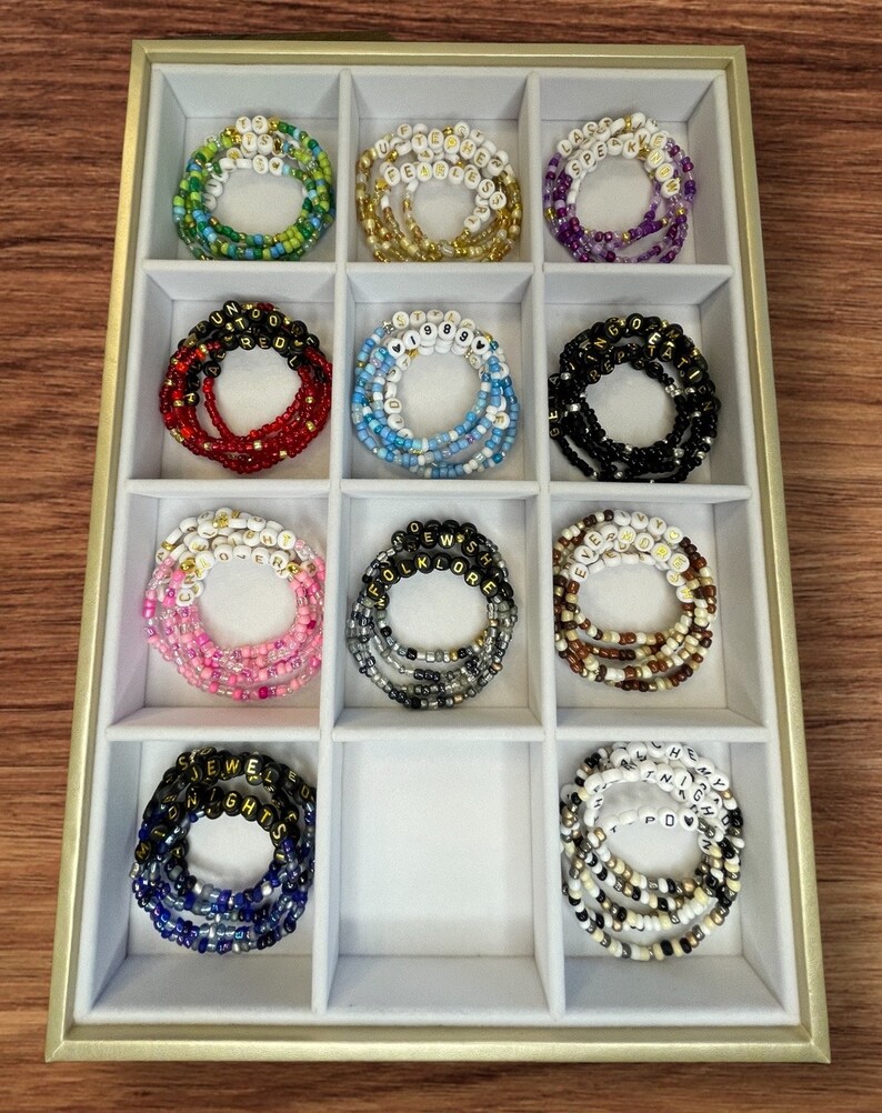 Kids Sized Taylor Swift Friendship Bracelets Packs TTPD Eras Tour 2024 ... Kids Sized Taylor Swift Friendship Bracelets Packs TTPD Eras Tour 2024 ...