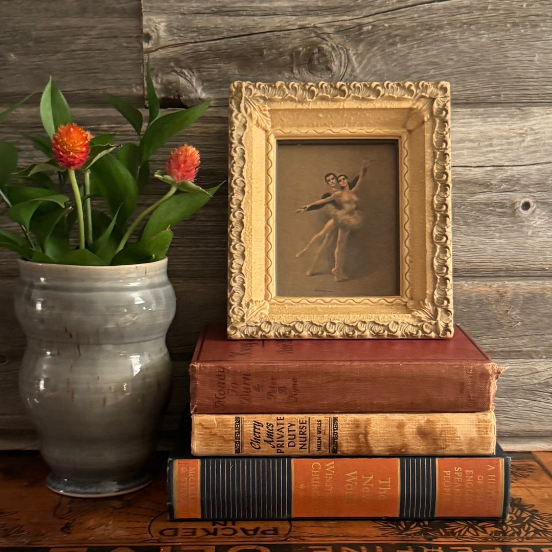 Vintage Framed Ballerina Lithograph Gina Winde Signed Framed Ballet Art ...