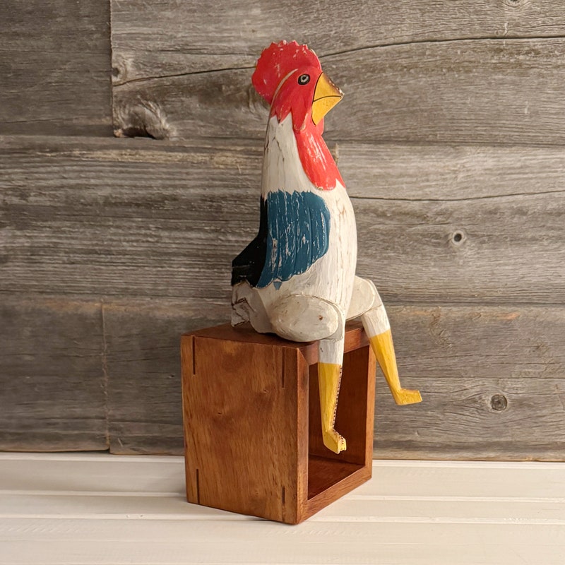 Wood Rooster - Etsy