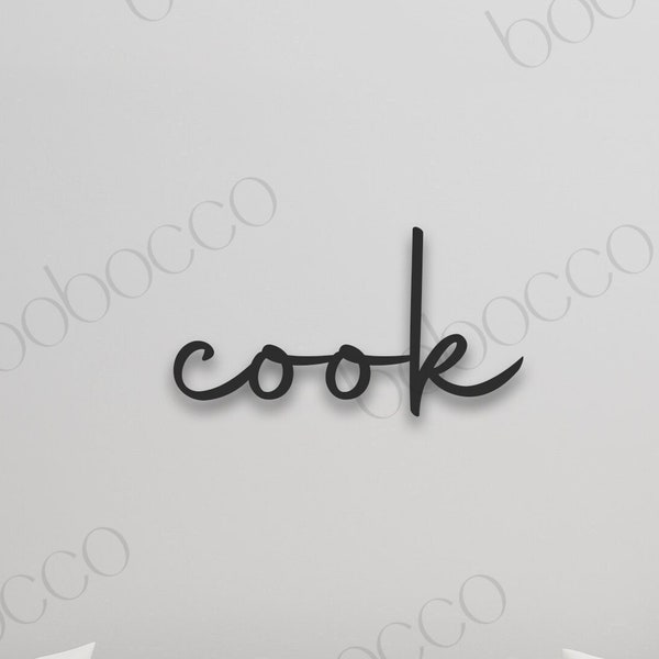 Cook Sign - Etsy