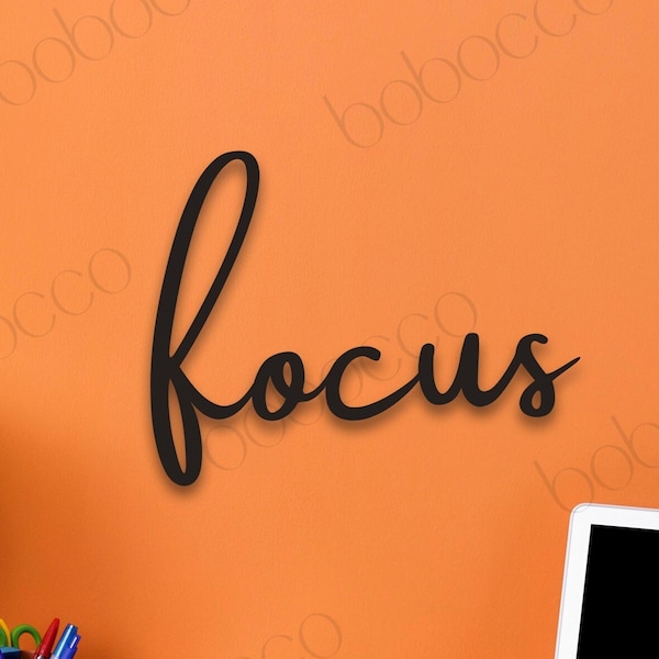 Focus Sign - Etsy