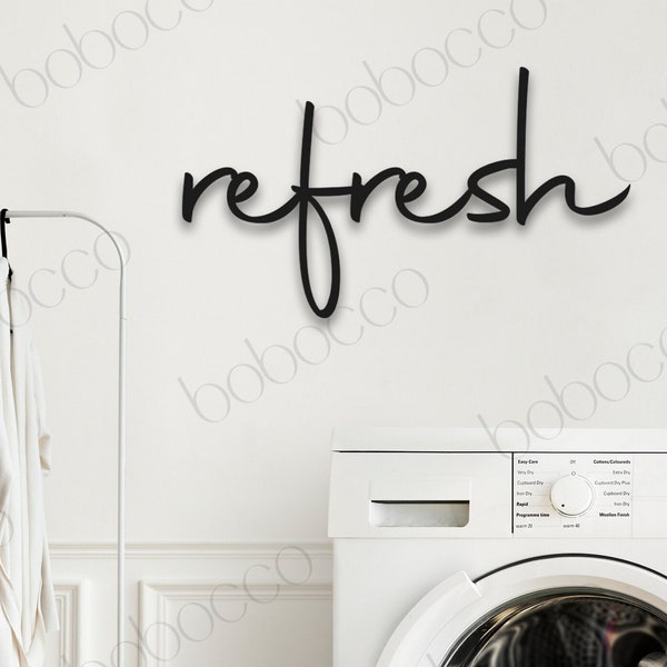 Refresh Sign - Etsy