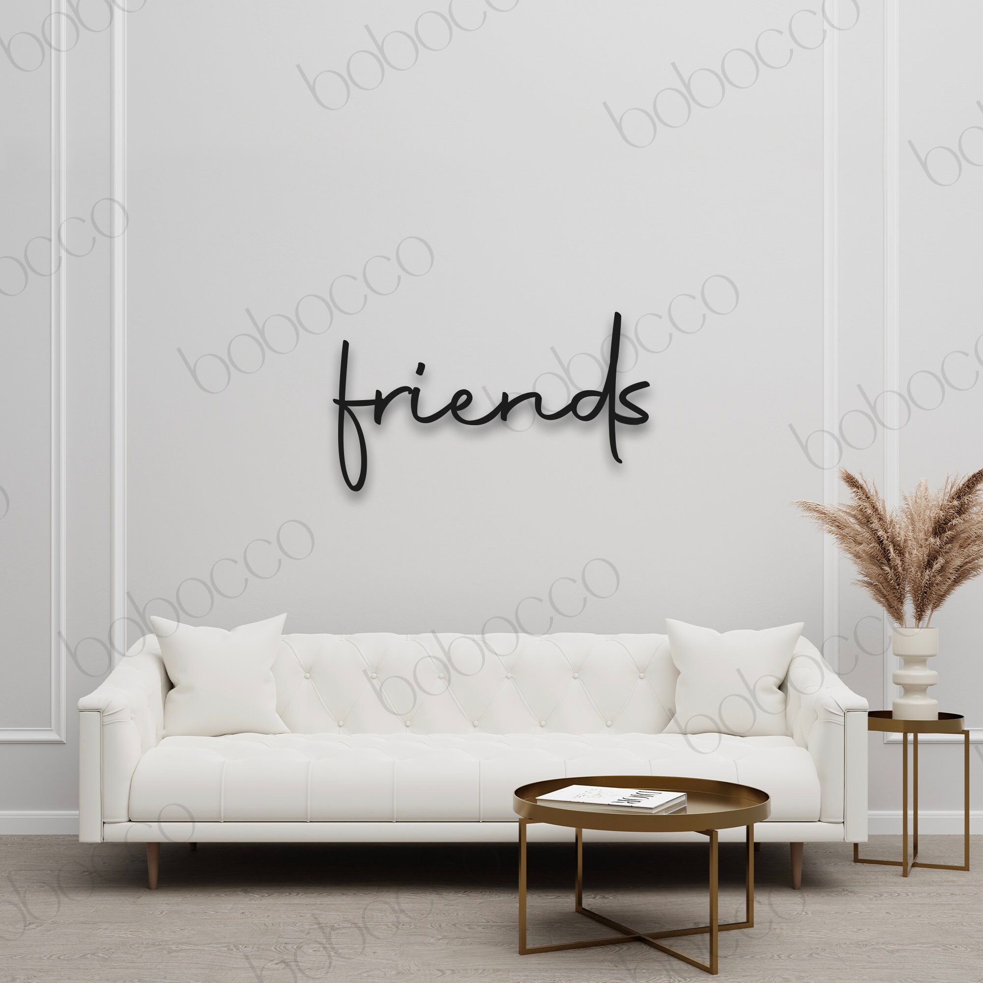 Metal Friends Sign, Friends Sign, Friends Wall Decor, Friends Home ...