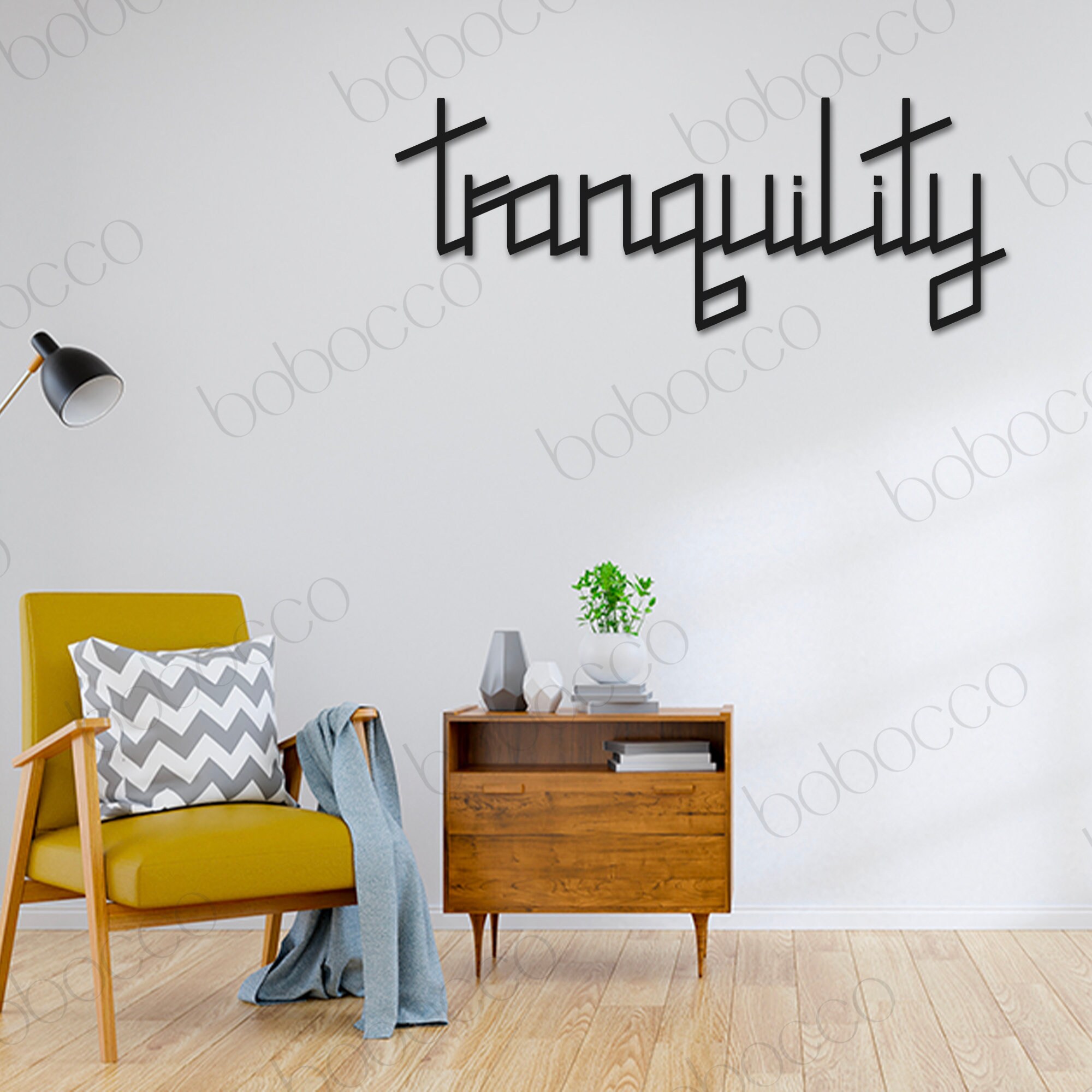 Metal Tranquility Sign, Tranquility Sign, Tranquility Wall Hanging ...