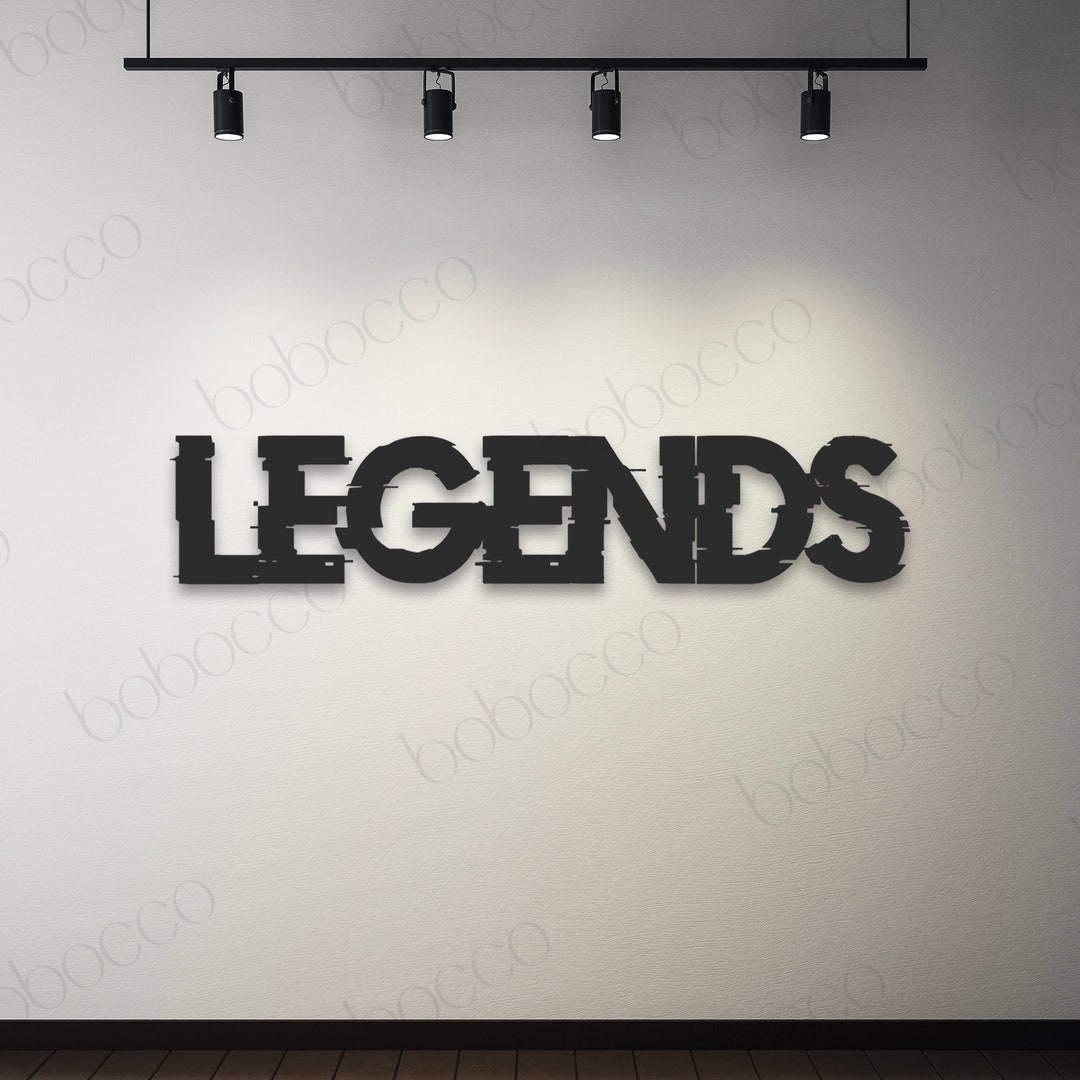 Legends Metal Sign for Legends Car, Legends Sign, Legends Wall Hanging ...