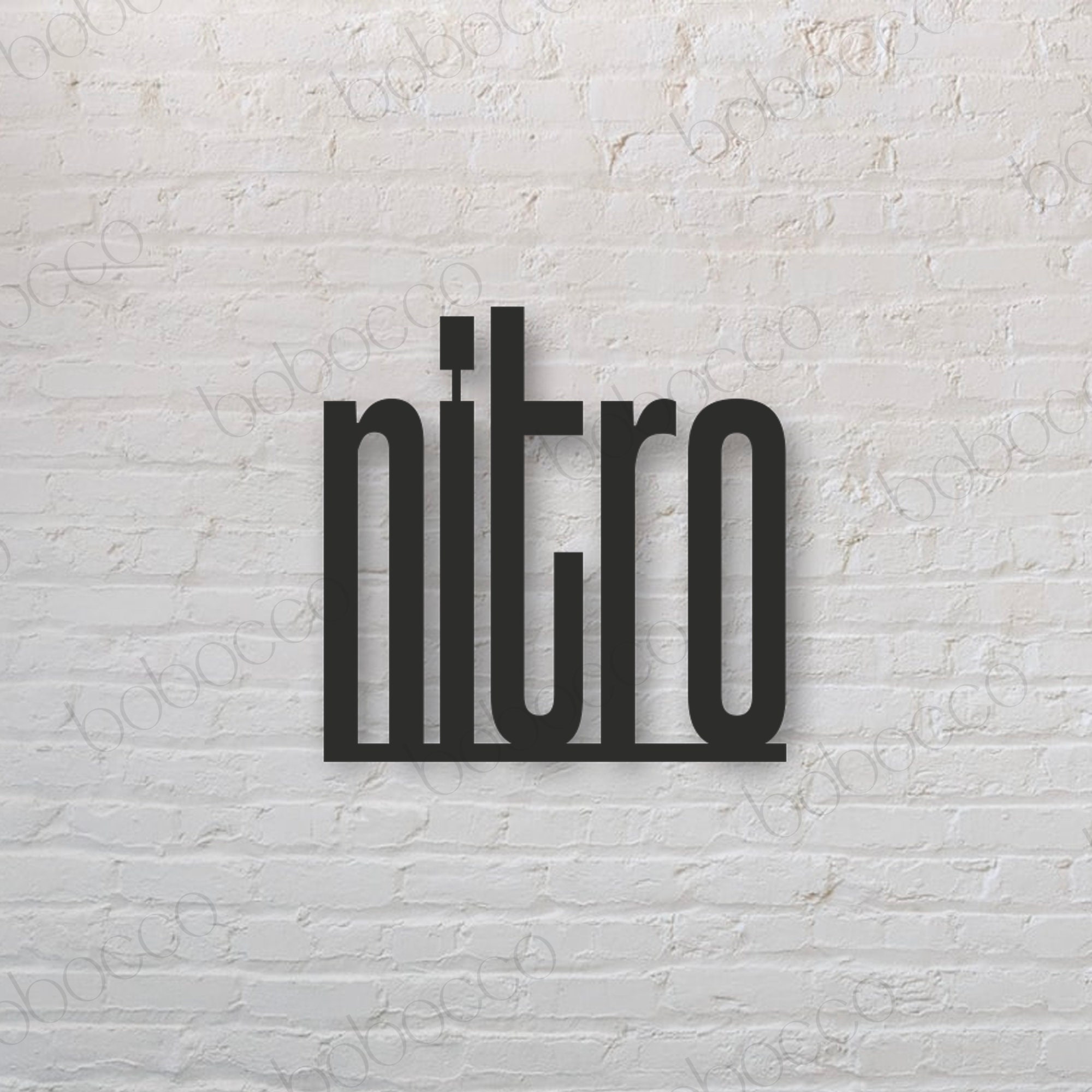 Garage Sign Metal Nitro Sign Nitro Sign Nitro Wall Hanging - Etsy