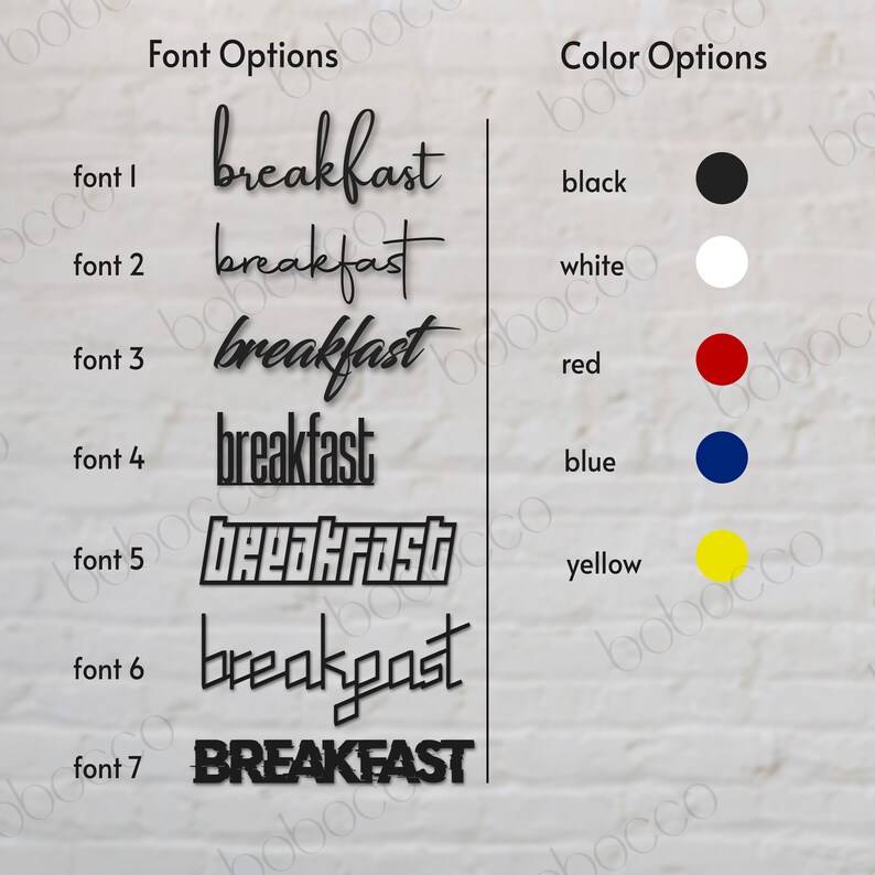 Metal Breakfast Sign, Kitchen Sign, Breakfast Wall Hanging, Breakfast ...