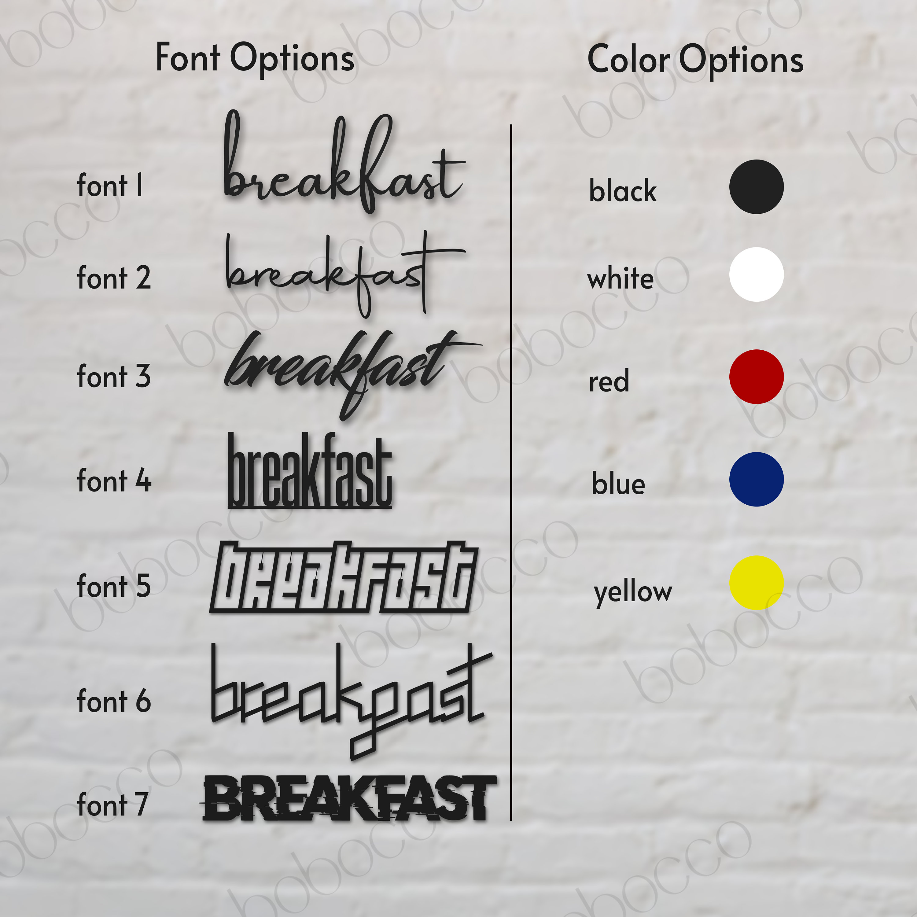 Metal Breakfast Sign, Kitchen Sign, Breakfast Wall Hanging, Breakfast ...