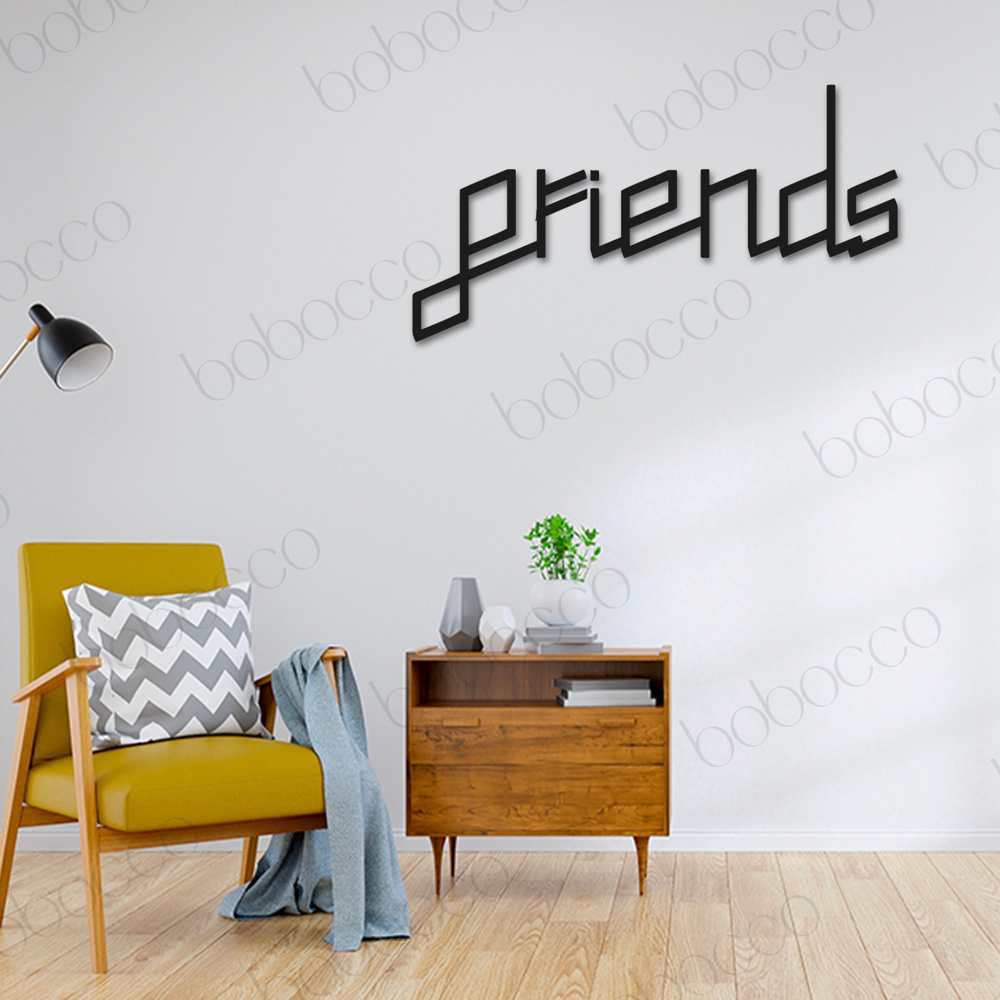 Metal Friends Sign, Friends Sign, Friends Wall Decor, Friends Home ...